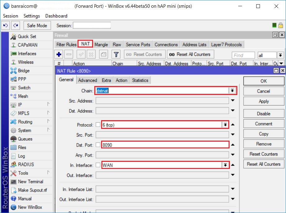 [Trick] วิธีตั้งค่า Forward Port บนอุปกรณ์ MikroTik