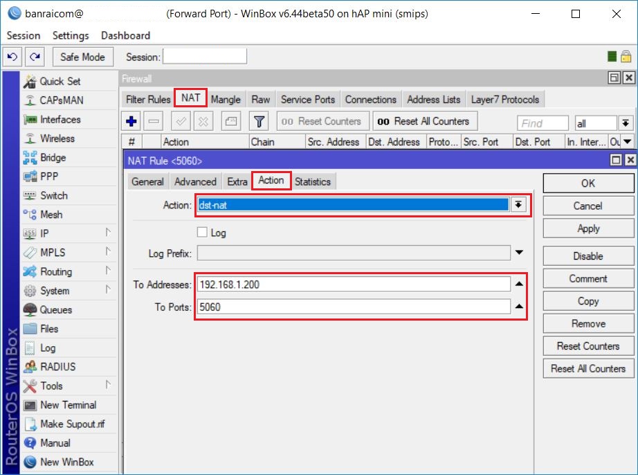 [Trick] วิธีตั้งค่า Forward Port บนอุปกรณ์ MikroTik