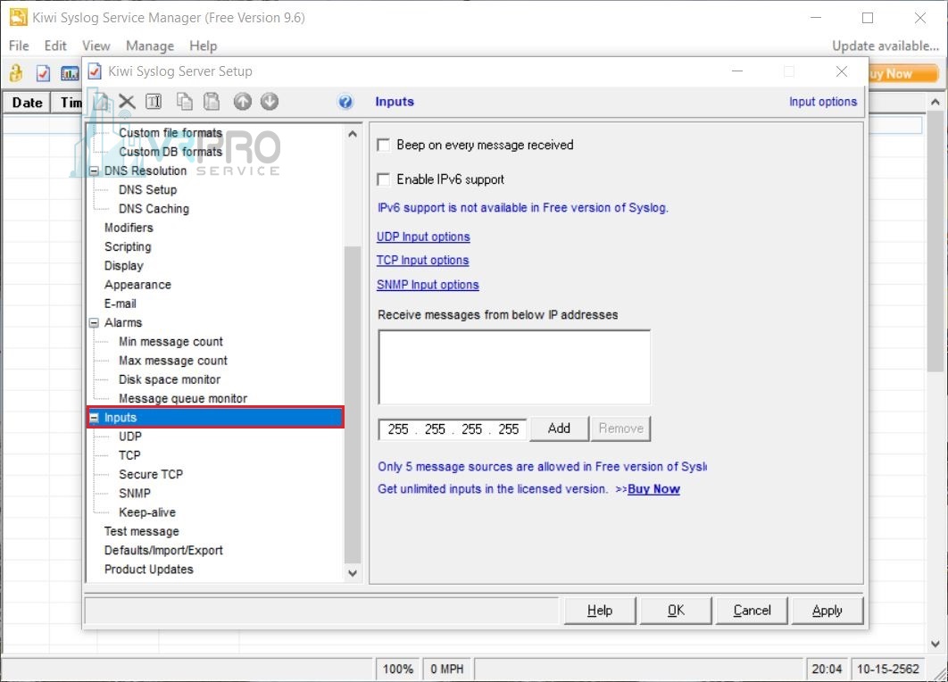 [Trick] วิธีเก็บ Log & ส่ง Log MikroTik To Kiwi Syslog